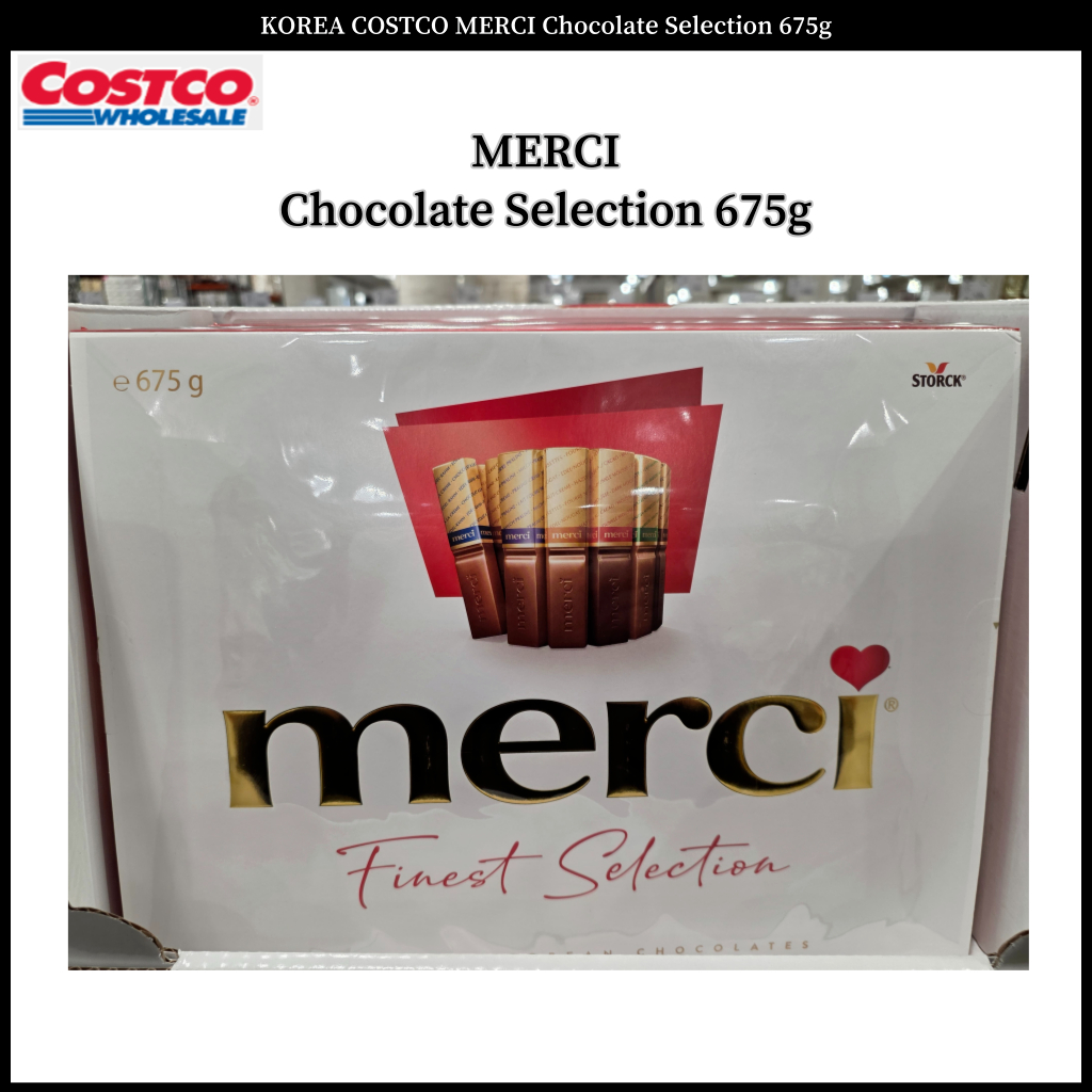 KOREA COSTCO MERCI Chocolate Selection 675g | Shopee Philippines