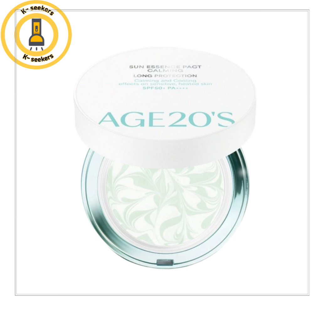 [AGE 20'S] K-Beauty UV Shield/SPF50+ PA++++/Sun Essence Pact Calming ...