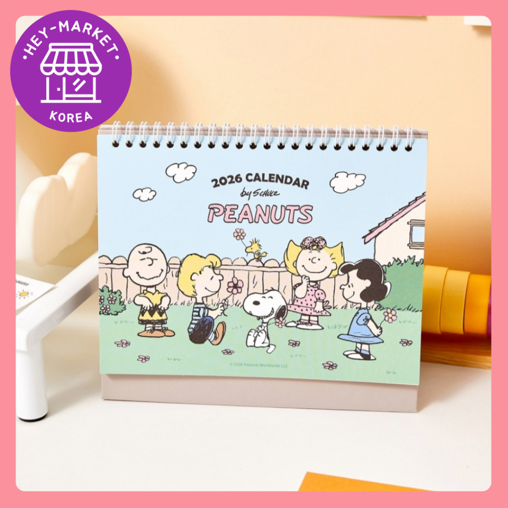 [PEANUTS] 2026 Snoopy Desk Calendar / charlie brown / sally brown ...