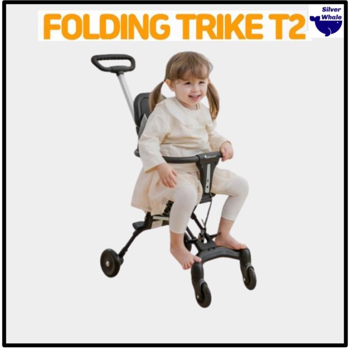 T2 Ultra-Light Foldable Trike Stroller for Toddlers – Reversible ...