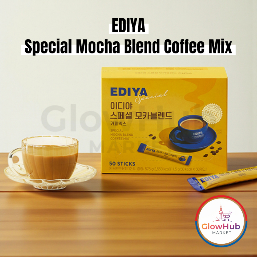 [Ediya] Special Mocha Blend Coffee Mix 50 Sticks | K-Coffee, Instant ...
