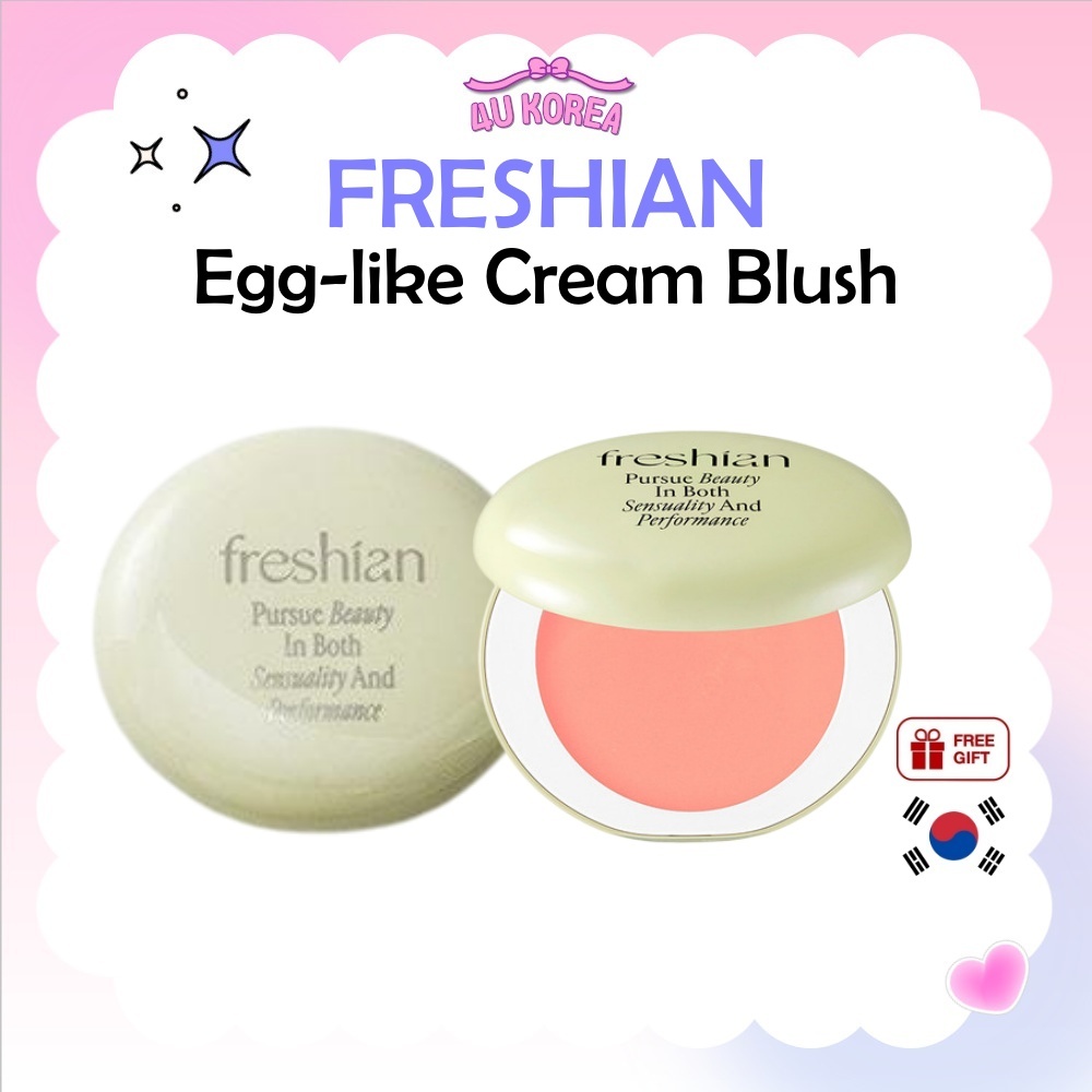 FRESHIAN Egg-like Cream Blush - 10 Colors / K-BEAUTY | Shopee Philippines
