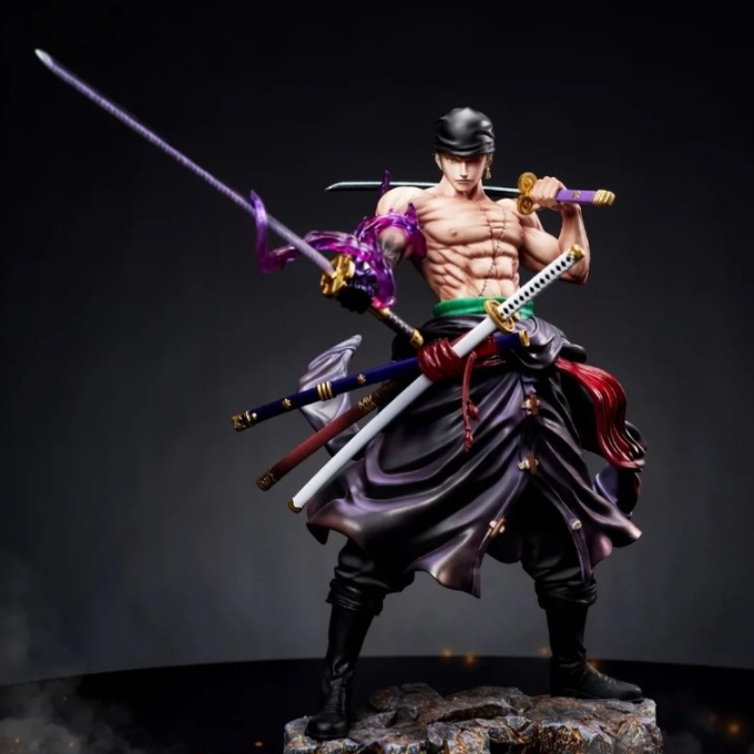 One Piece Armament Enma Zoro S+ Full Painting Assembly Figure 32cm ...