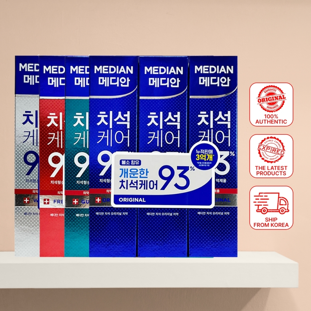Median 93% Korean Toothpaste 120g | Daily Oral Care for Healthy Teeth ...