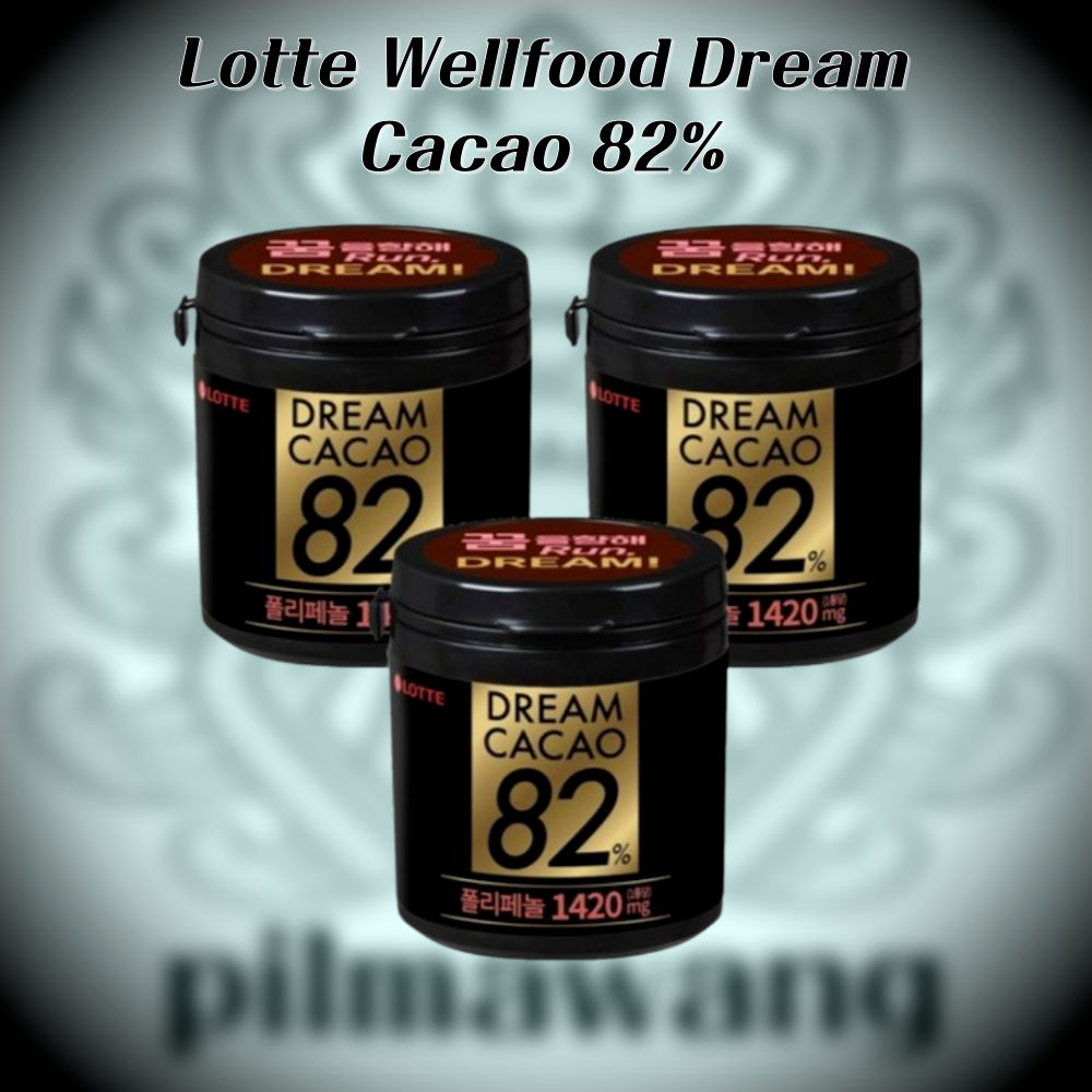 Lotte Wellfood Polyphenol Chocolate Dream Cacao 82% 86g | Shopee Philippines