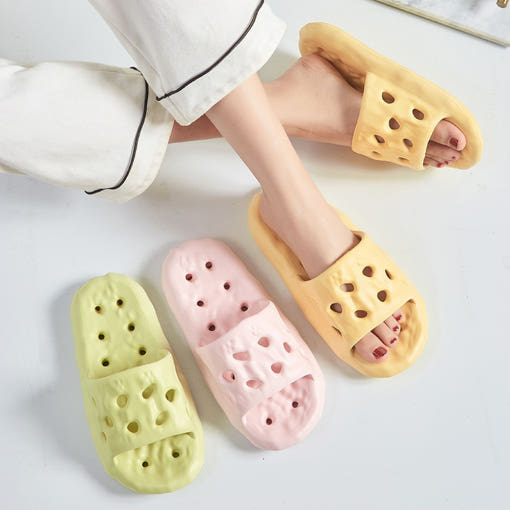 Soft EVA Drainage Anti-Slip Bathroom Slippers | Quick Dry | Made in ...