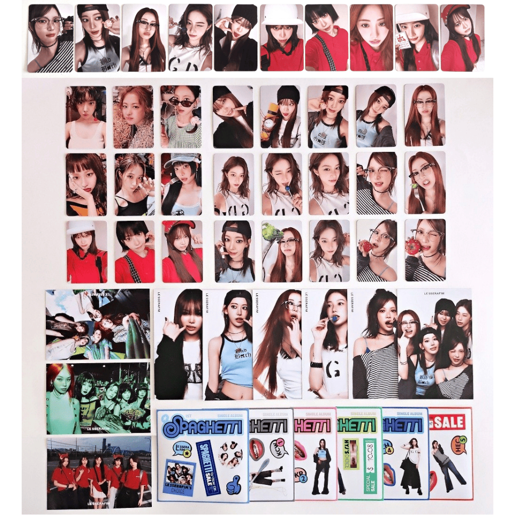 LE SSERAFIM 1st Single Album SPAGHETTI Official Photocard Chaewon KPOP ...