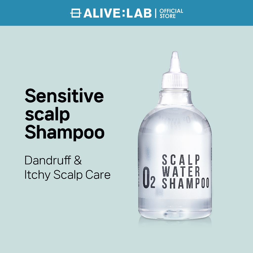 ALIVELAB O2 Scalp Water Shampoo for Sensitive Scalp Itchy Anti-Dandruff ...