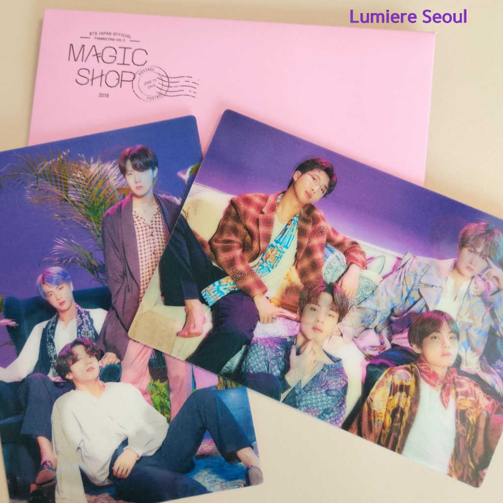 BTS Magic Shop Lenticular Postcard Set (2019 Japan Official) | Shopee ...