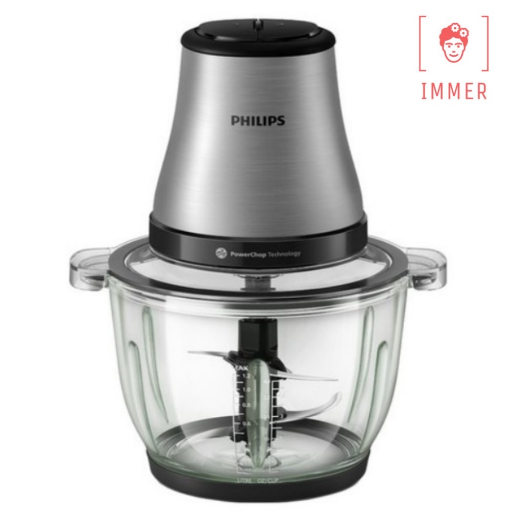 PHILIPS Power 3000 Series Chef Edition Glass Chopper HR1503/00 ...