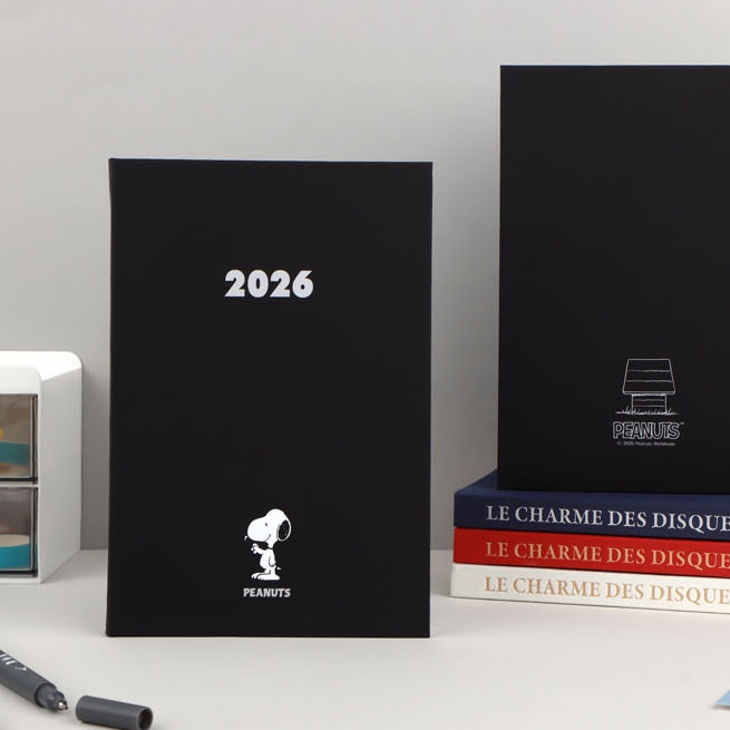 KOREA PEANUTS 2026 SNOOPY DIARY - monthly planner organizer journal ...