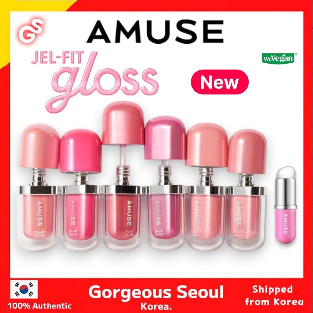 AMUSE NEW JEL-FIT GLOSS 6 COLORS | Shopee Philippines