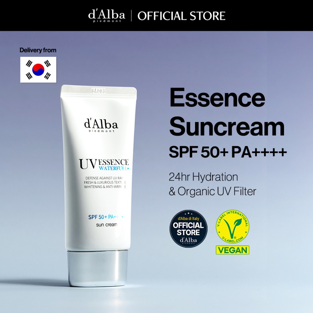 [d'Alba Official] Waterfull Essence Sunscreen SPF 50+ PA++++ 50ml ...