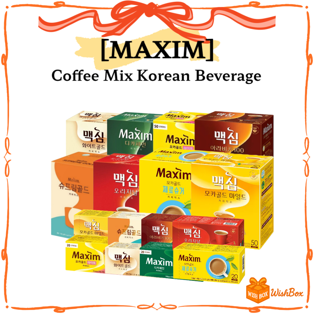 MAXIM Coffee / Mix Mocha Gold / Decaffeinated / Arabica / Zero Sugar ...