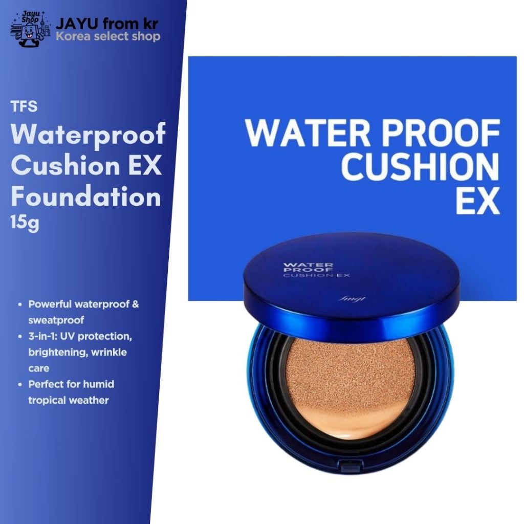 [TFS] The Face Shop EX Waterproof Cushion Foundation 15g / SPF50+ PA ...