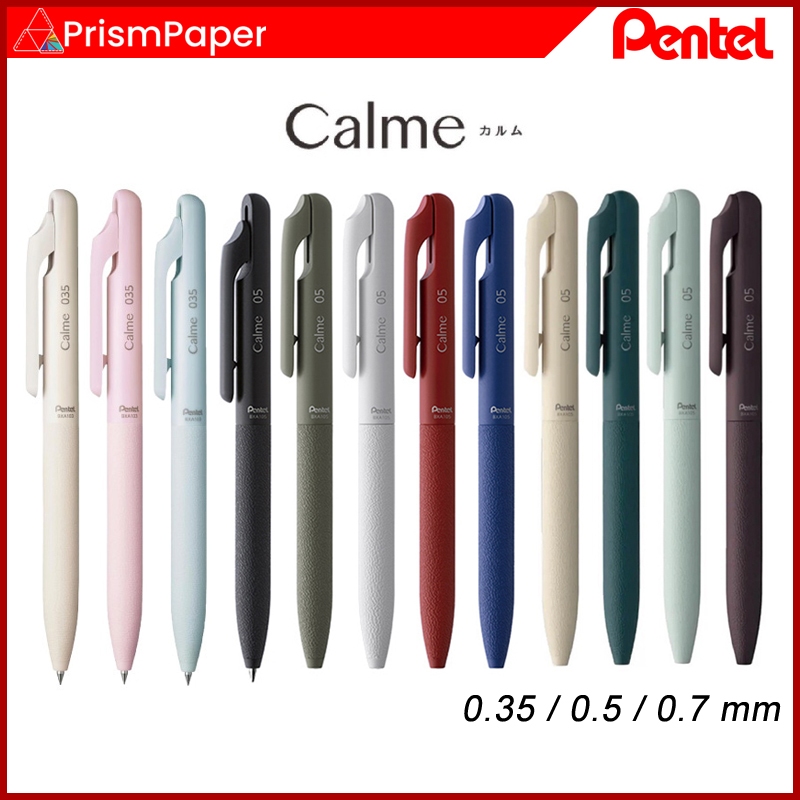Pentel Calme Monochromatic Ballpoint Pen Single color 0.35 / 0.5 / 0.7 ...