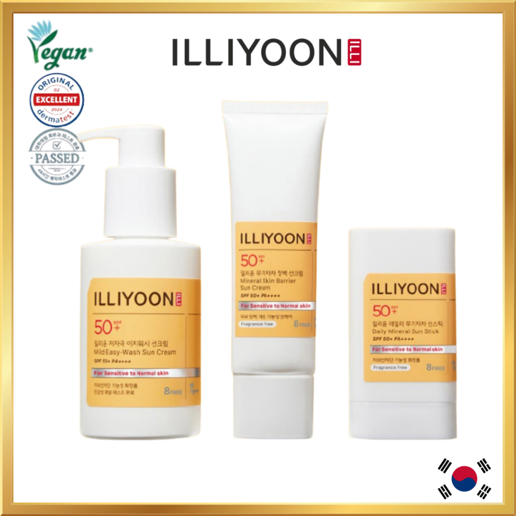 [ILLIYOON] Daily Mineral Sun Stick 20g/Mineral Skin Barrier Sun Cream ...