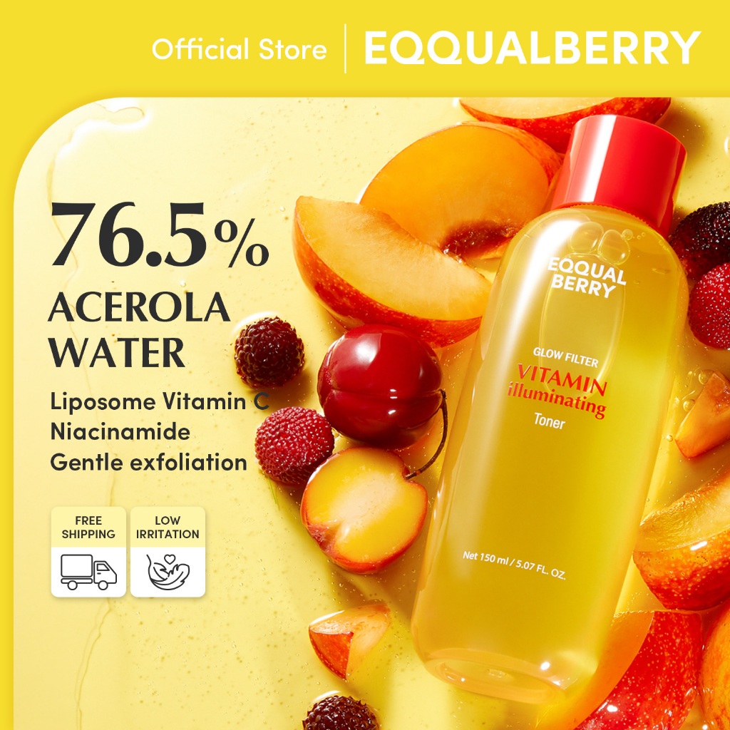 [EQQUALBERRY Official] Vitamin Illuminating Toner 150ml | Shopee ...