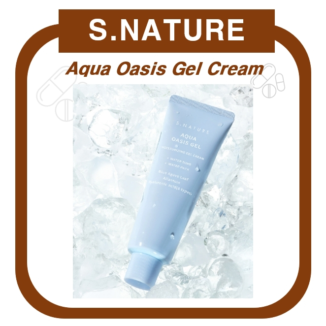 S.NATURE Aqua Oasis Gel Cream 80ml Cooling • Soothing • Pore-Care Water ...