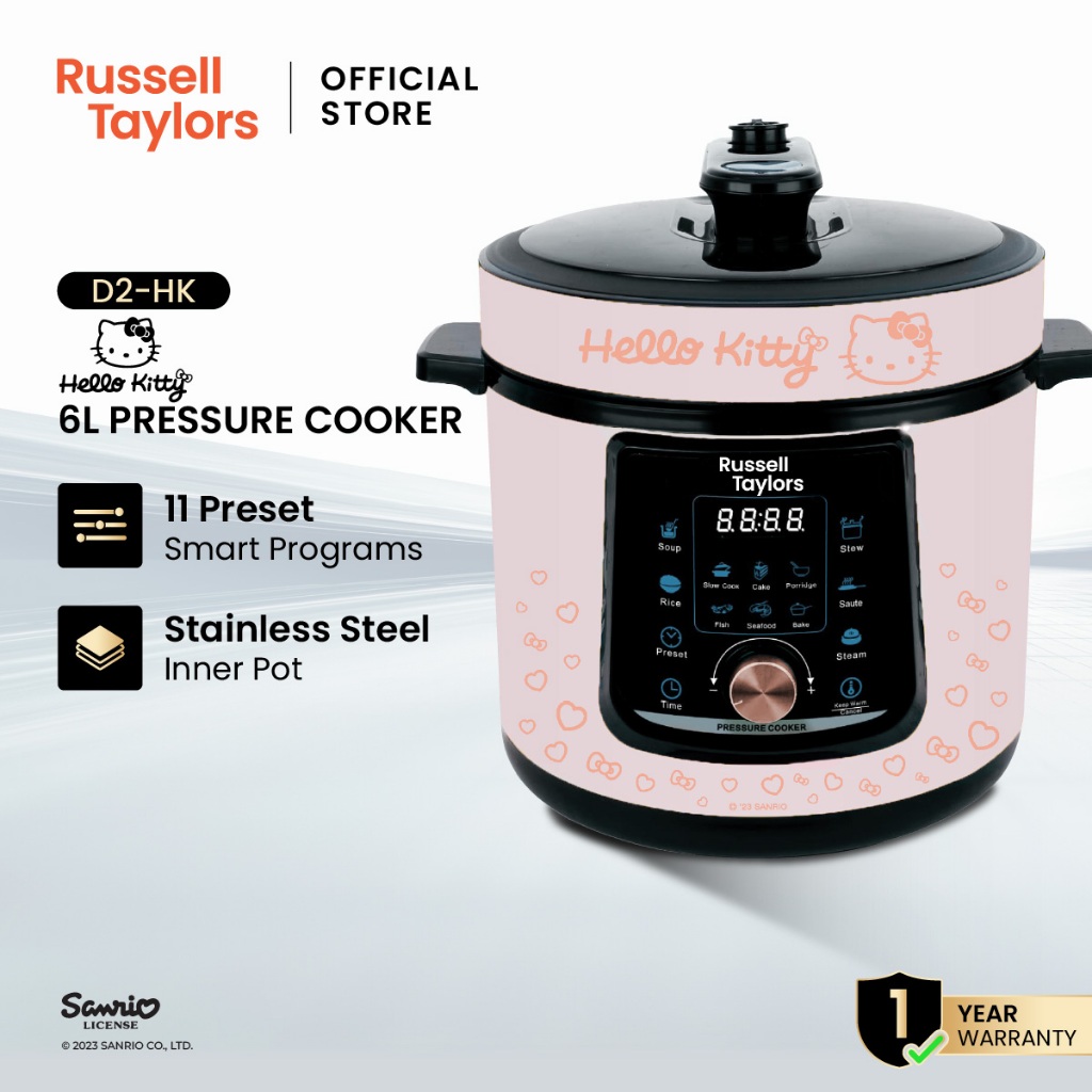 Russell Taylors x Disney Mickey/Hello Kitty Pressure Cooker Rice Cooker ...