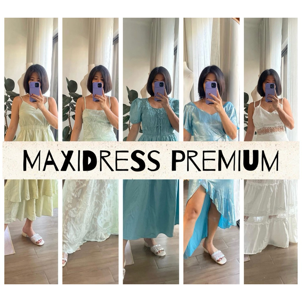 Ukay | Korean Boutique grade Maxidress 1/2 | Shopee Philippines