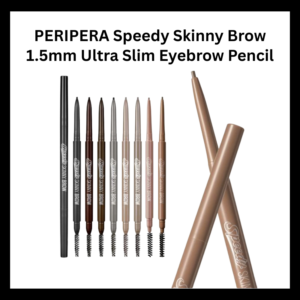 PERIPERA Speedy skinny brow 1.5mm ultra slim eyebrow pencil | Korean ...