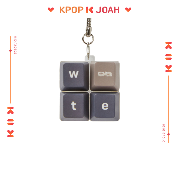 WAVE TO EARTH (W2E) - WTE Mini Keyboard Keychain (8th Sep.2025 ...