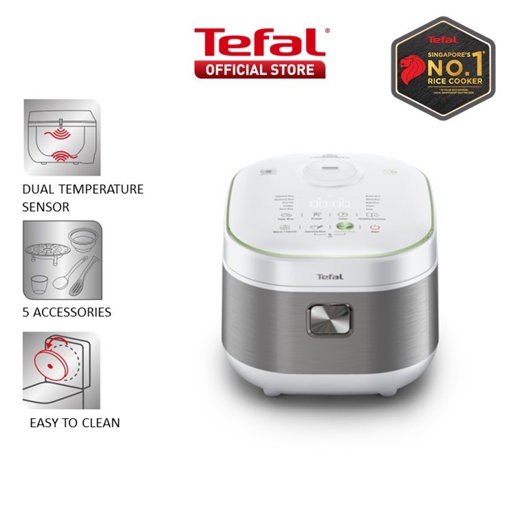 Tefal Healthy & Tasty Plus Induction Fuzzy Logic Rice Cooker 1.5L ...