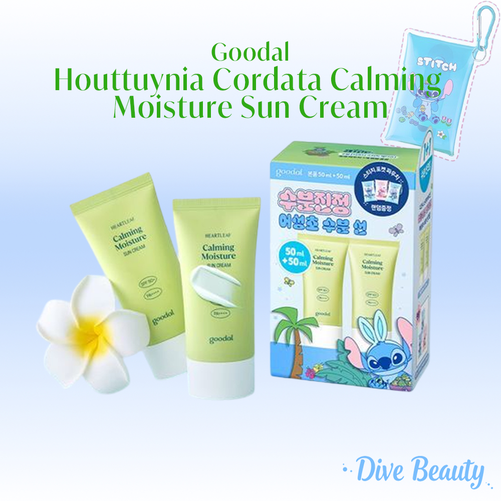 Goodal Houttuynia Cordata Calming Moisture Sunscreen 50ml 1+1 Set ...