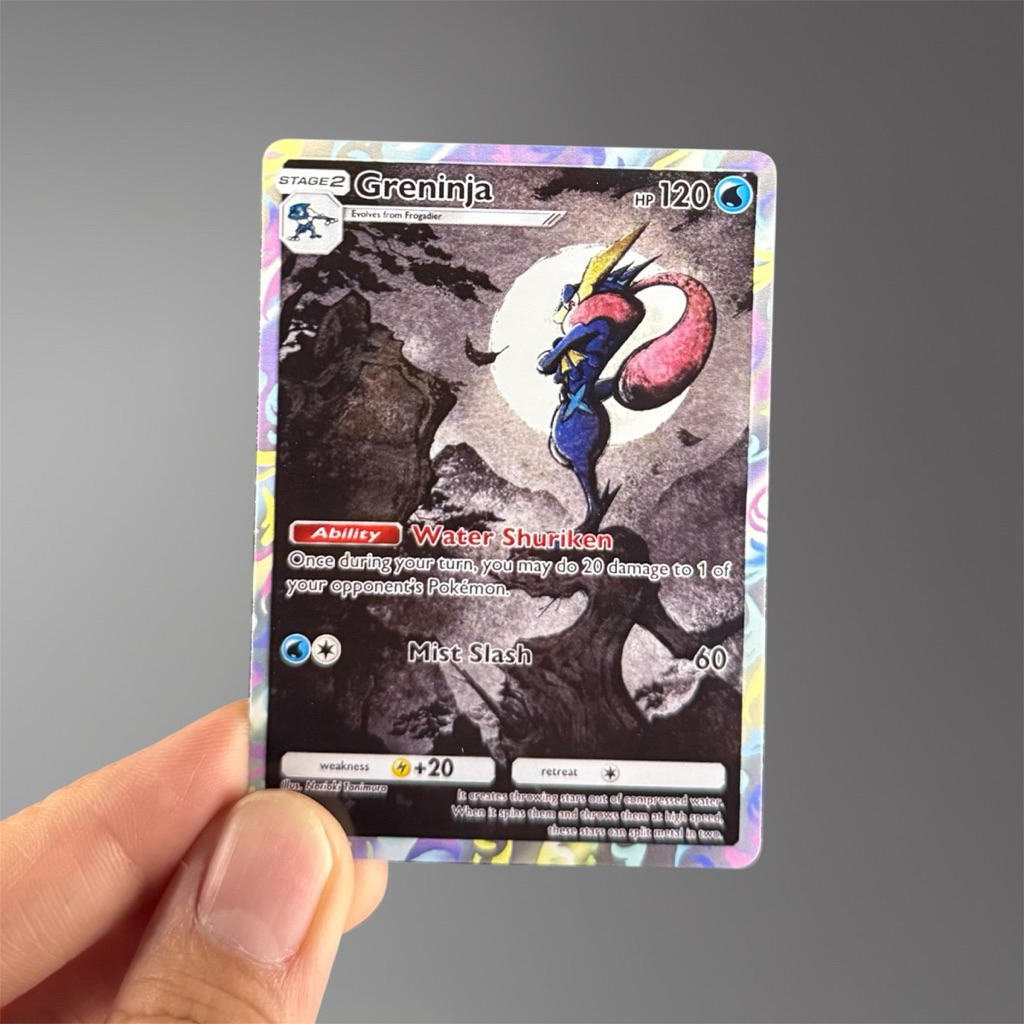 GRENINJA PTCG CARD COLLECTION | CUSTOM MADE POKEMON CARD ( 100% SG ...