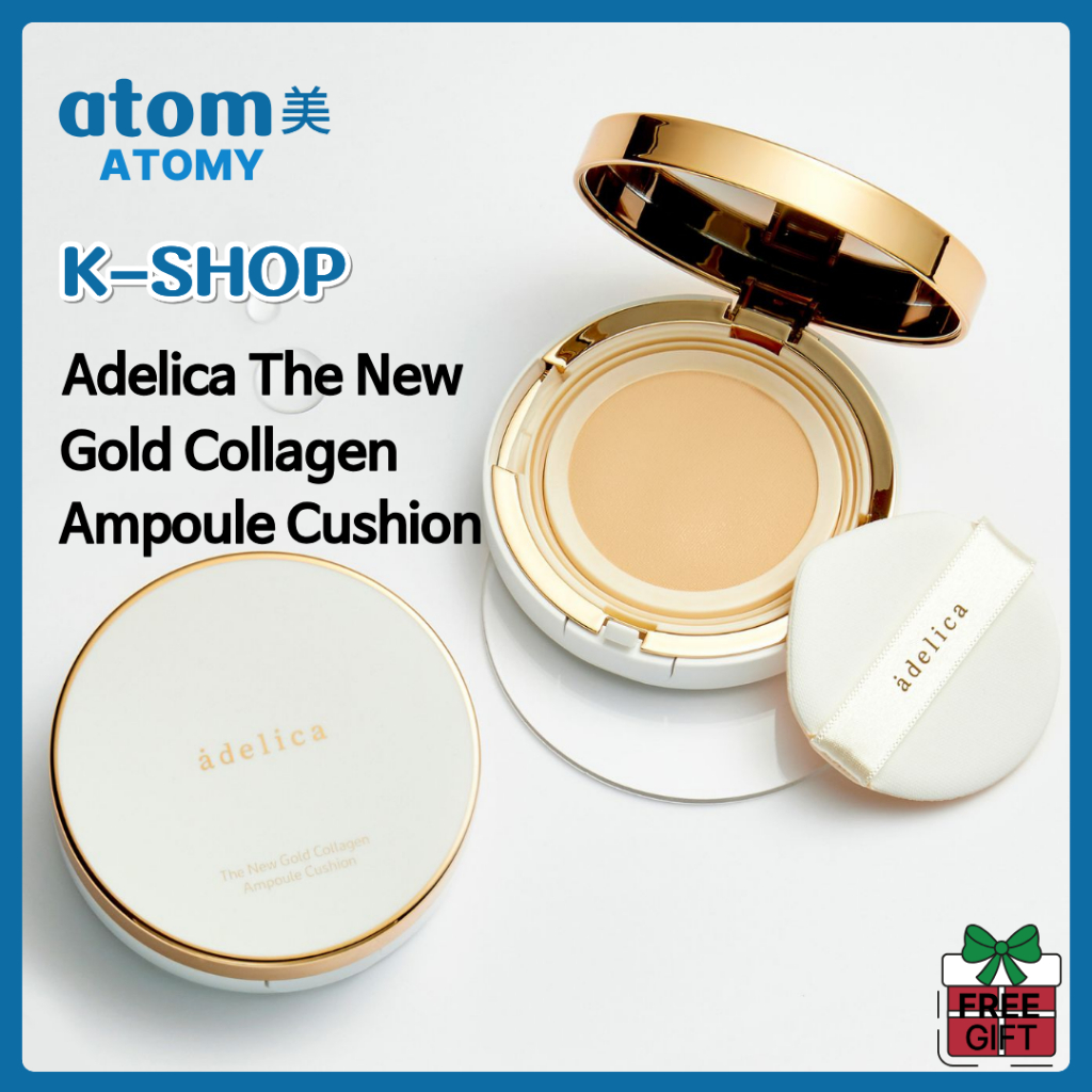 ATOMY Adelica The New Gold Collagen Ampoule Cushion (1 main product + 1 ...