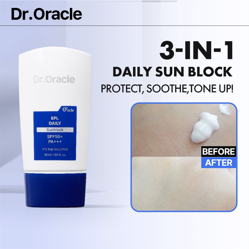[Dr. Oracle] EPL Daily Sun Block SPF50+ PA+++ (50ml) | UV Protection, Soothing for Dry ...