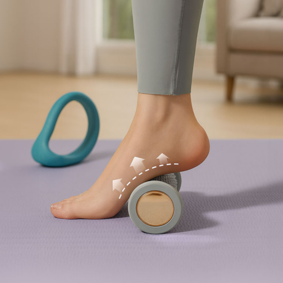HICKIES Easy Foot Care Roller – Foot, Calf & Wrist Massage & Stretching ...