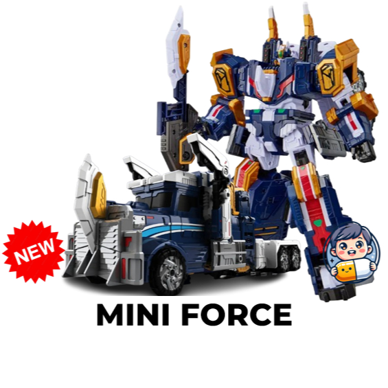 [Mini Force] The Strongest Dinosaur Mini Force Dino Commander Giant ...
