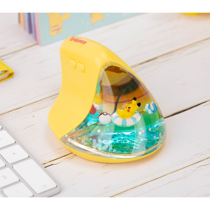Pokemon Genuine Pikachu Bluetooth Vertical Mouse 2.4Ghz Wireless Mouse ...