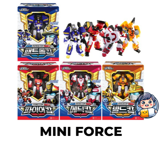 [Mini Force] Season 6 / Strongest Police Mini Force Head Cop (9 types ...