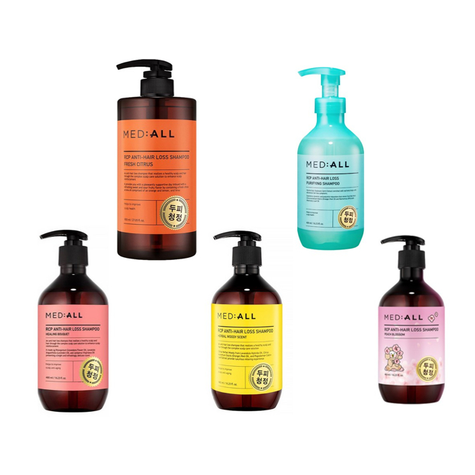 MediAll Scalp Purifying Shampoo 480ml / 800ml Option Gentle Scalp Care ...