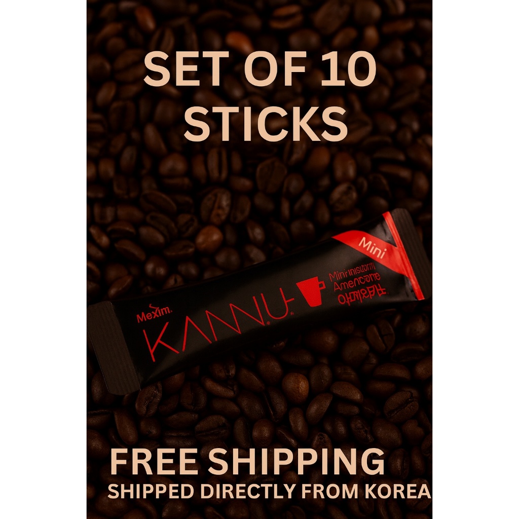 Maxim KANU Mini Instant Americano Coffee – 10 Sticks | Free Shipping ...