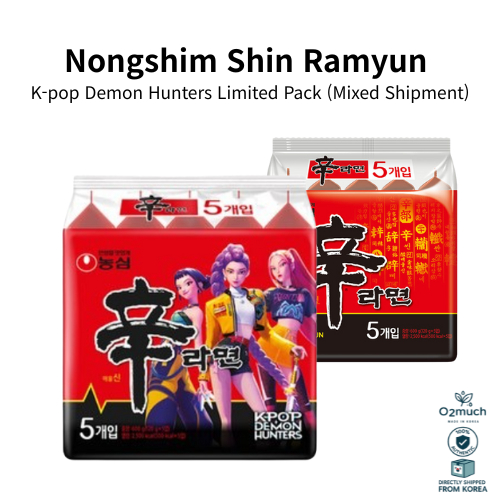 [Nongshim] Shin Ramyun 120g x 5 | K-pop Demon Hunters Limited Pack ...