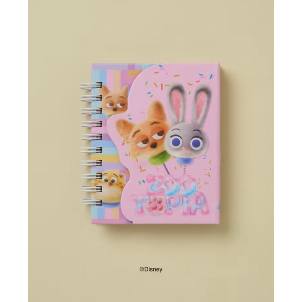 Disney Zootopia Magnetic Cover Memo Pad 80 Sheets & Bunny Sticky Memo ...