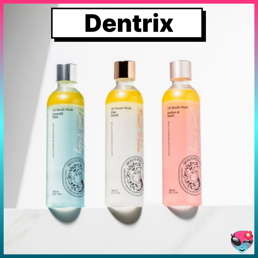 Dentrix Beauti Pulling Oil Mouth Wash 280ml Fine Forest Emerald Mint ...
