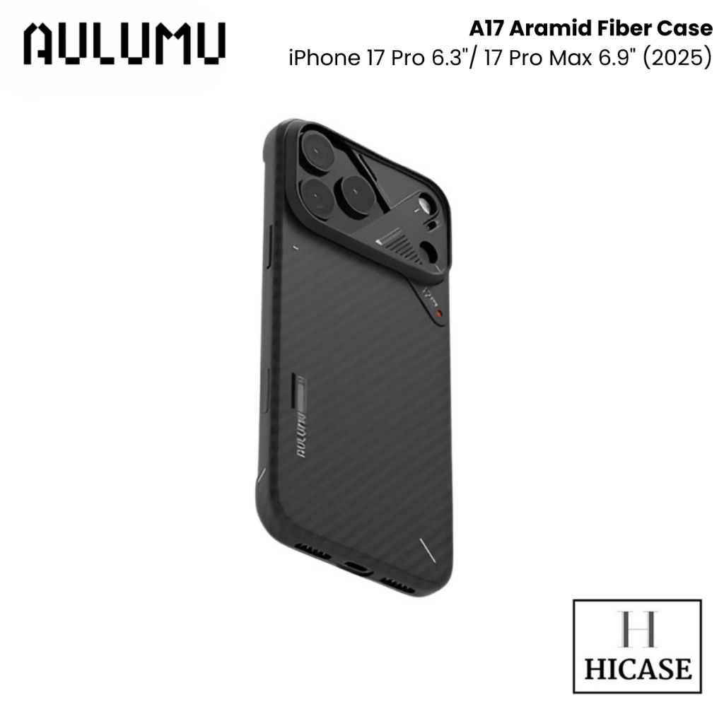 AULUMU A17 Aramid Fiber Case for iPhone 17 Pro 6.3"/ 17 Pro Max 6.9 ...