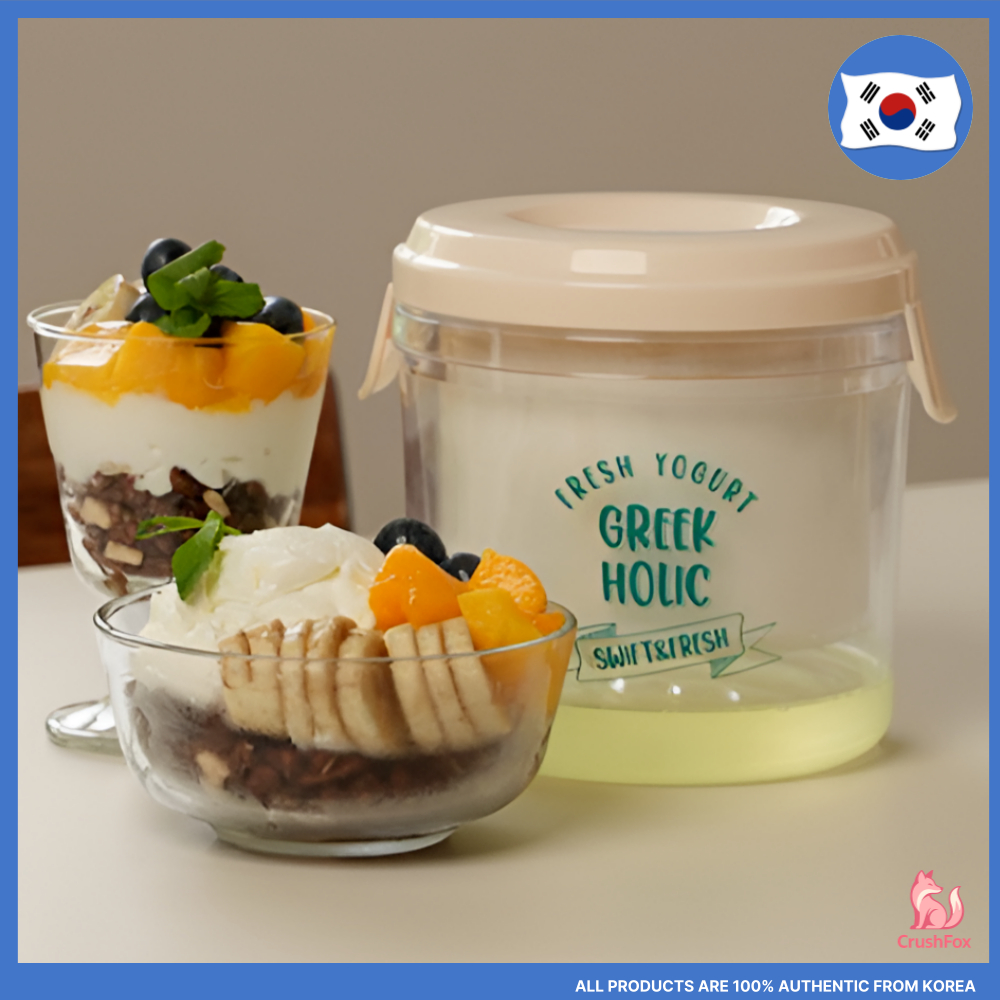 Greek Holic Mini Greek Yogurt Maker – 450ml Whey Separator | Compact ...