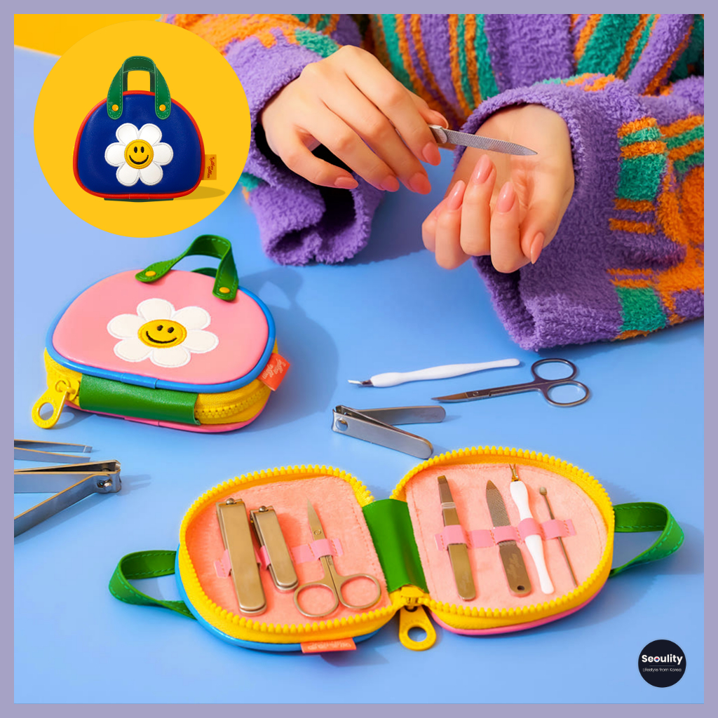 [Wiggle Wiggle] 7-in-1 Manicure Pedicure Nail Clipper Set｜Travel Pouch ...