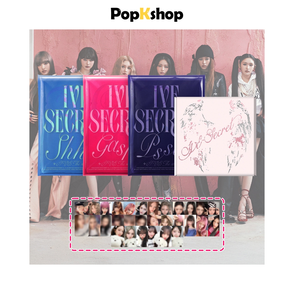 [POB] IVE 4th EP Album [ IVE SECRET ] STANDARD / LOVED IVE Ver | Shopee ...