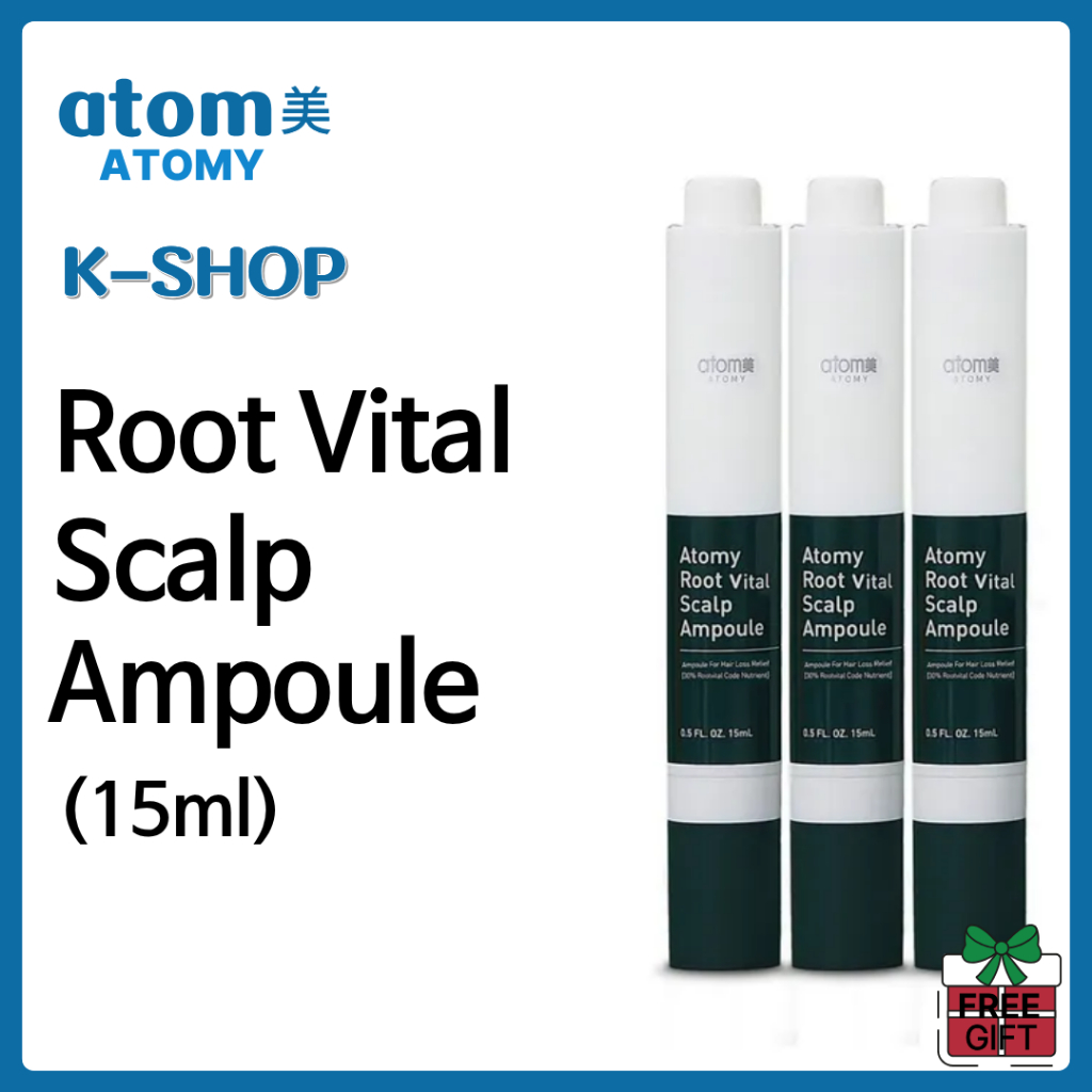 ATOMY Root Vital Scalp Ampoule Set 15ml*3ea | Shopee Philippines
