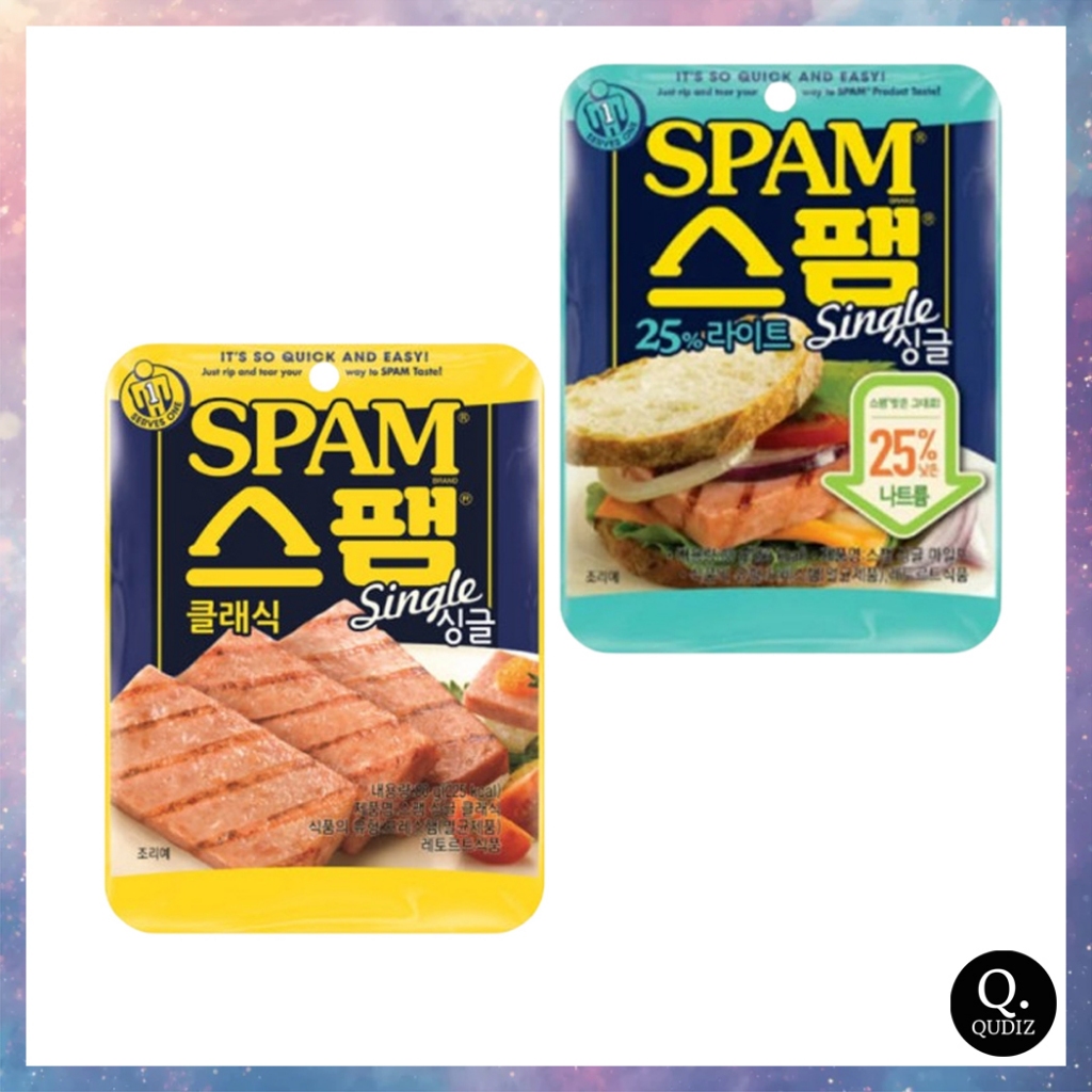 Spam Single Classic Light 80g Korean Luncheon Meat Ready to Eat ...