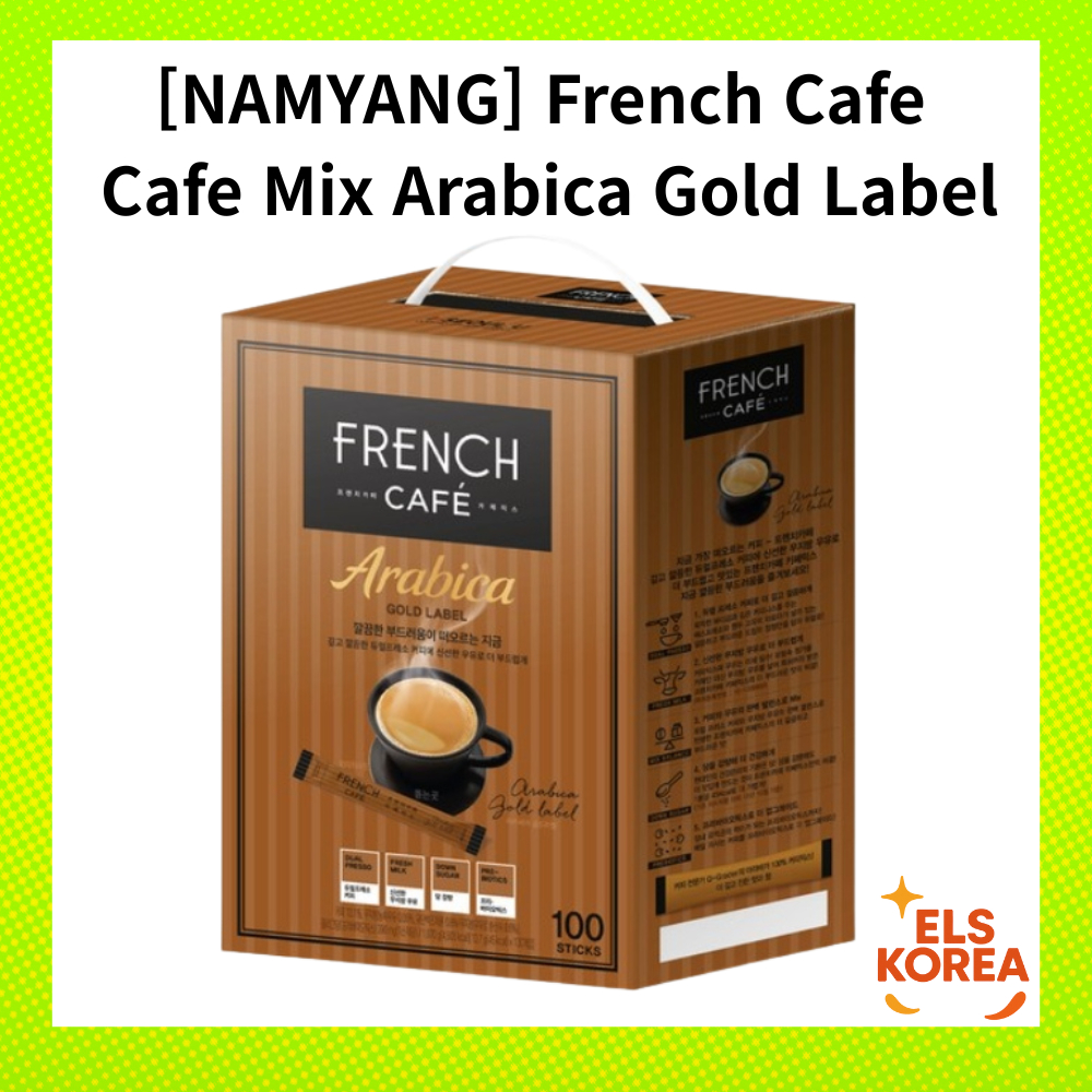 French Cafe Cafe Mix Arabica Gold Label 100T Korean Coffee Mix | Shopee ...