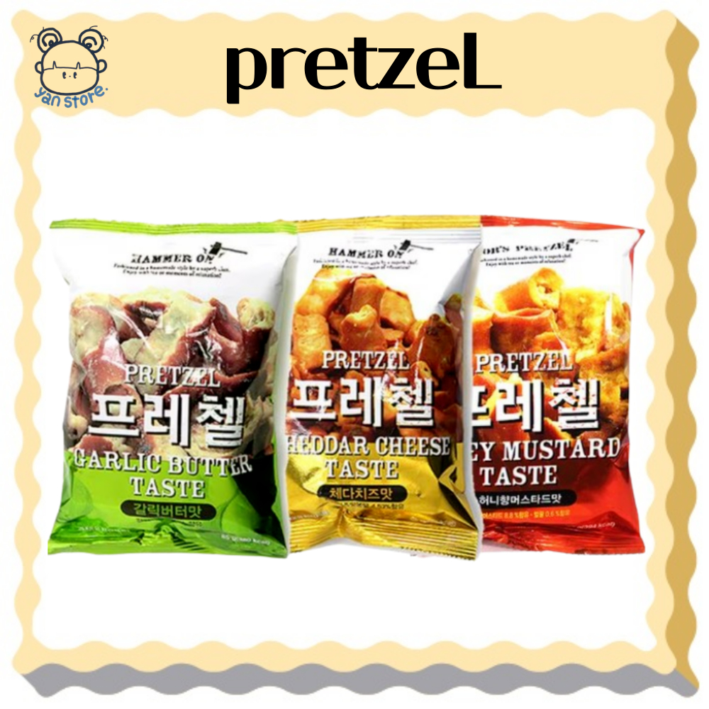 Pretzel collection THOR's Pretzel cheddar cheese,garlic butter,honey ...
