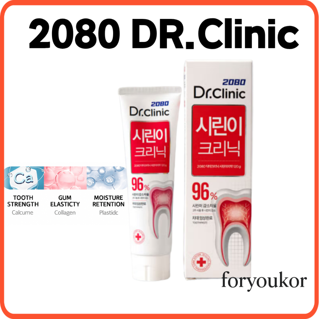 2080 Dr.Clinic Desensitizing Toothpaste 120g,Toothpaste for fast relief ...